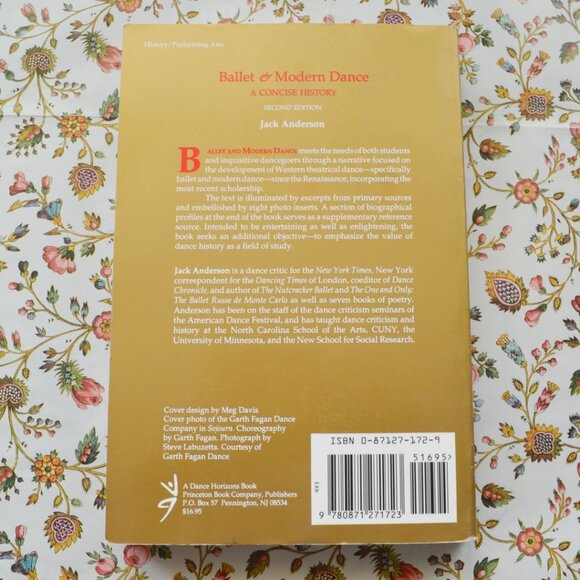 Accents | Ballet Modern Dance A Concise History Jack Anderson | Poshmark